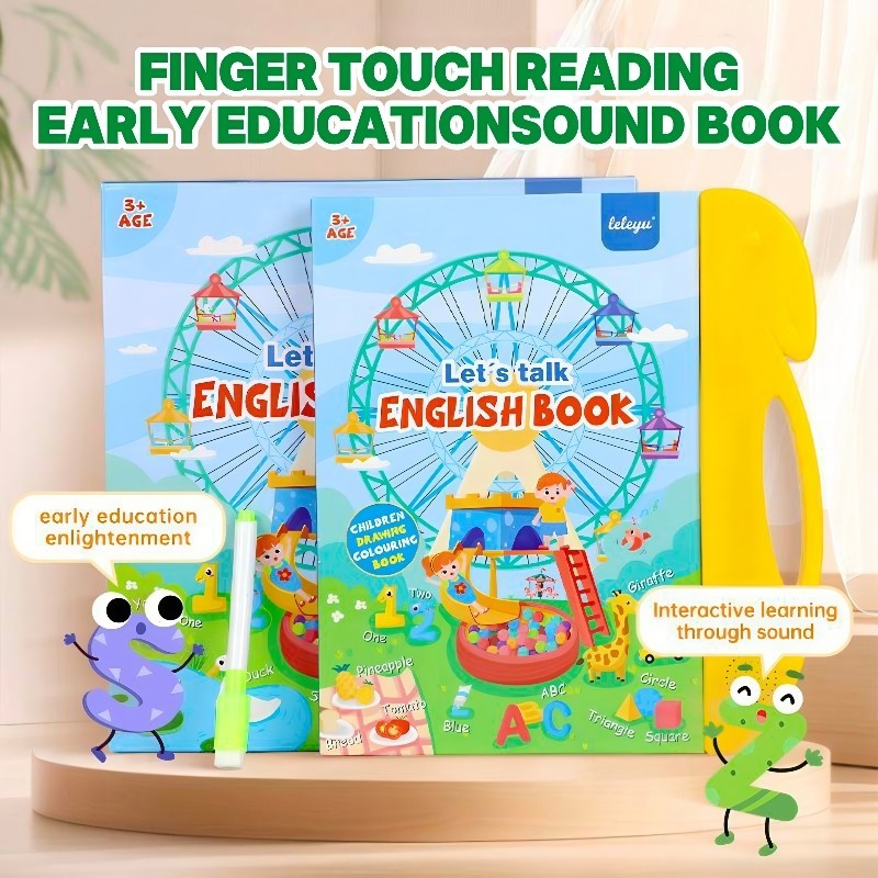 🔥Children's Day gifts🔥Kids English Learning Set Buku Audio 3-12 Tahun ...
