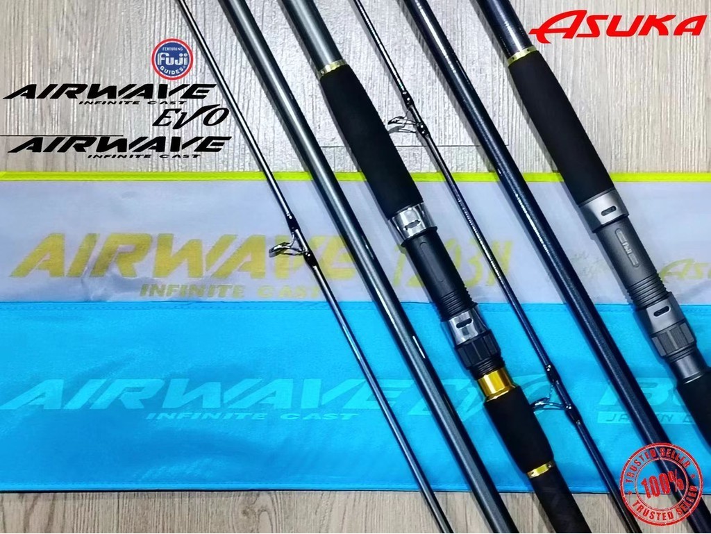 ASUKA AIRWAVE EVO/ AIRWAVE HIGH PERFORMANCE SURF ROD | Shopee Malaysia