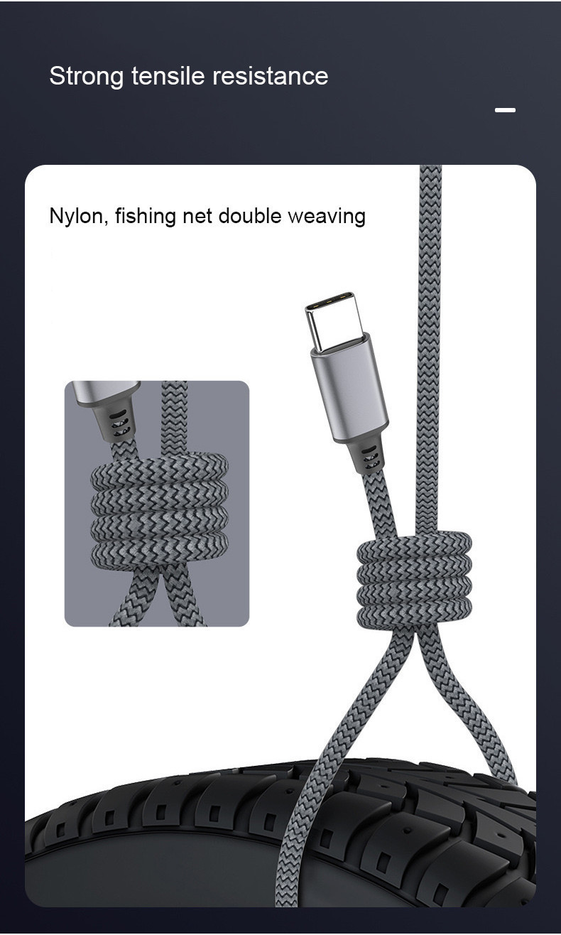 3M 5M 8M 60W Type C To Type C Cable PD Fast Charger USB C Long Data ...