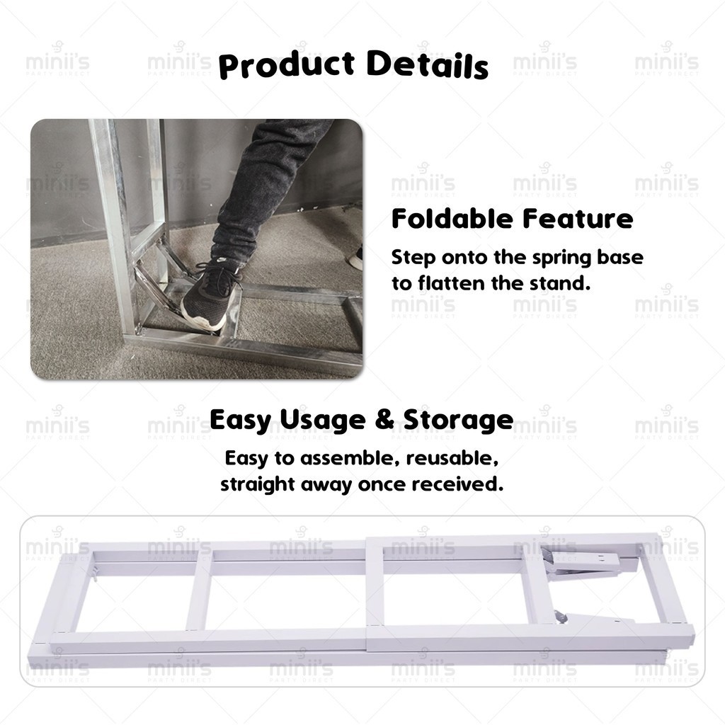 MINIIS KT Board Stand Adjustable Stand KT Board Backdrop Support Stand ...