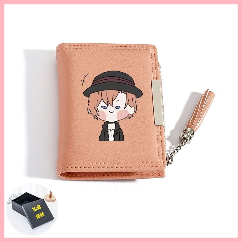 Wallet Bungo Stray Dogs Nakahara Chuuya Dazai osamu Ryunosuke Akutagawa ...