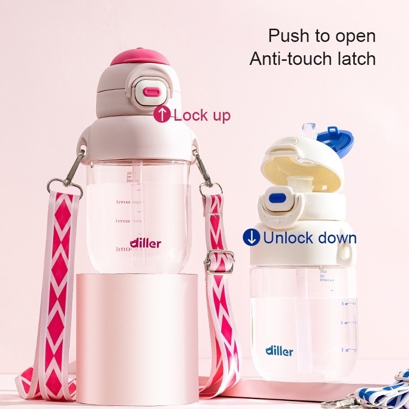 Diller Botol Air Tritan Budak Kid 2 fungsi FlatCap Multifunction Direct ...