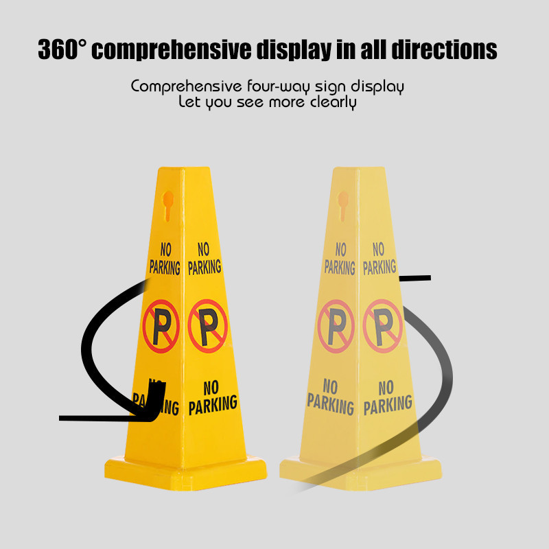No Parking Cone Square Sign Traffic Cone Parking Cone No Parking Please ...