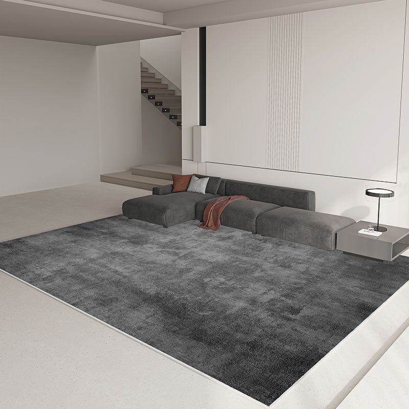 Solid color carpet living room light luxury sofa coffee table carpet ...