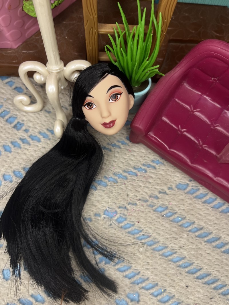 30cm Girl Doll's Head Accessories Original head Girls Diy Dress Up Toy ...