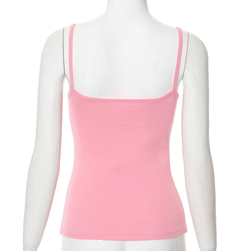 U Sweety Women 2024 New Fashion Plain Print Halter Neck Sexy Sleeveless