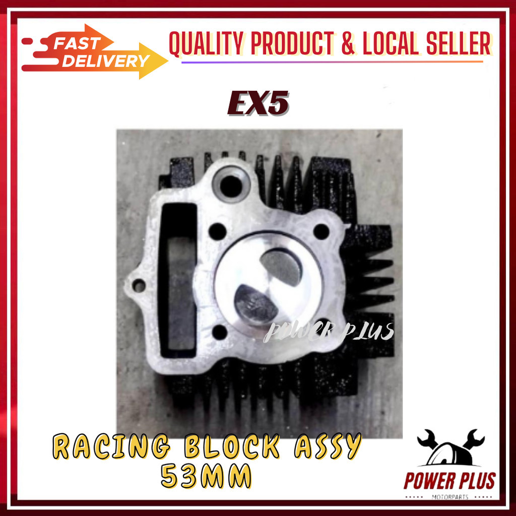 ( 53 MM ) Honda EX5 High Power Hi Power HP Lama Racing Block Set Assy ...