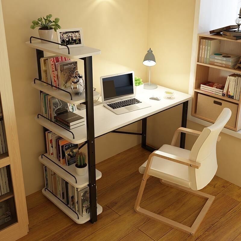 New Combined Computer Table Home Bedside Study Notebook Bookcase ...