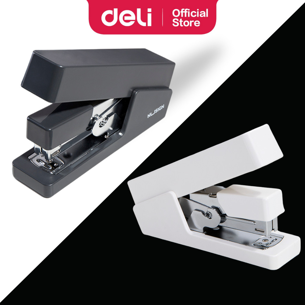 Deli Nusign Effortless Stapler for No.24/6 & 26/6 Bullets Mini Office ...