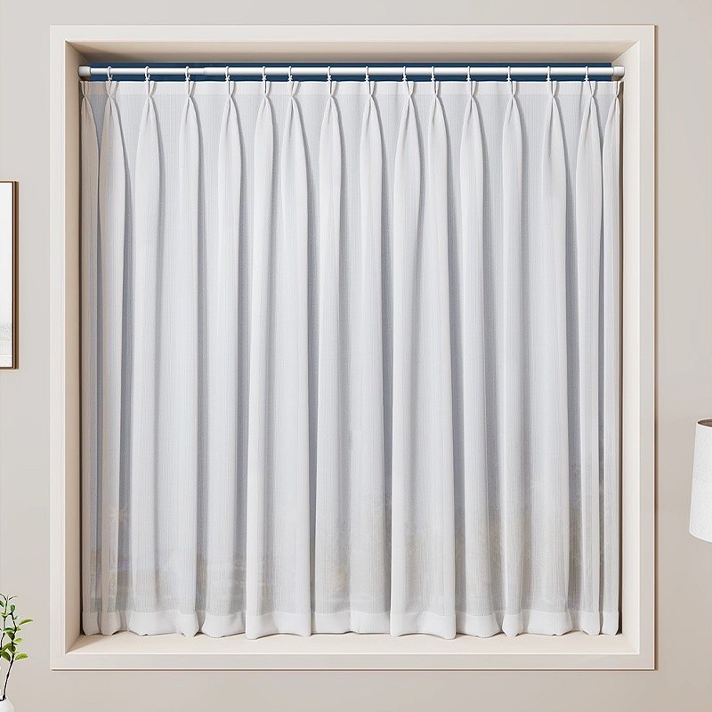 Simple Curtain Rod Retractable Anti Slip Curtain Rods Without Punching ...