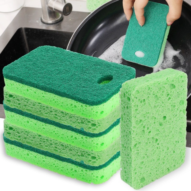 [ Featured ] Sink Wall Scouring Pad / Oil Stains Removal Wipe Rag ...