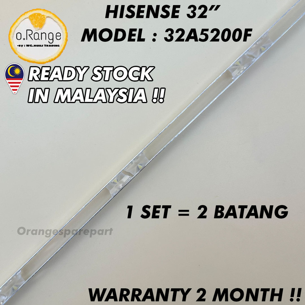 32A5200F HISENSE 32" LED TV BACKLIGHT (LAMPU TV) HISENSE 32 INCH LED TV ...
