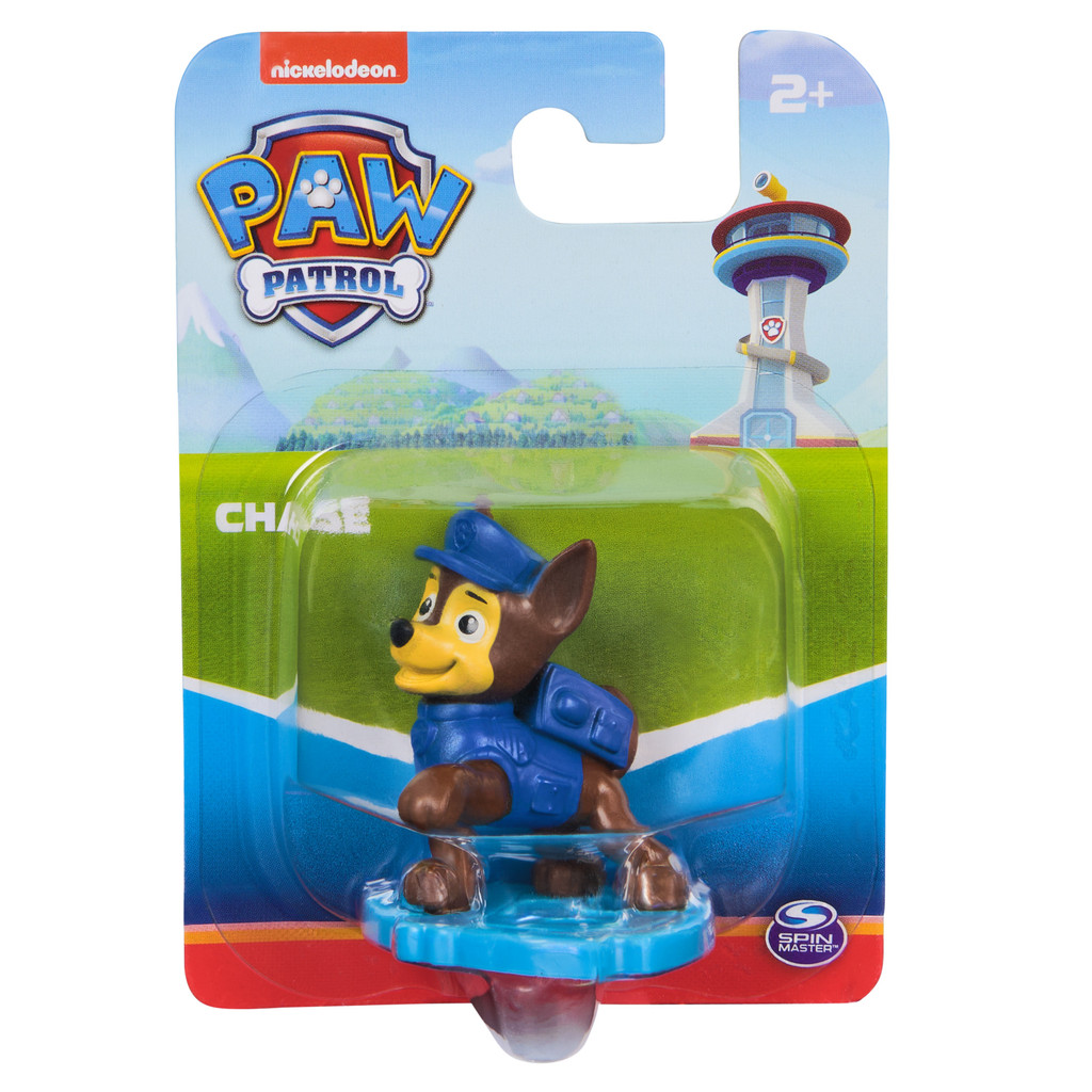 Paw Patrol Mini Figure with Base - Chase | Shopee Malaysia