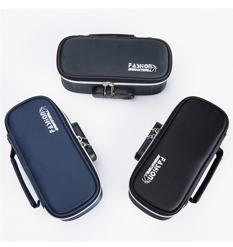 Large-Capacity Pencil Case Password Lock Pen Box Portable Organizer Box ...