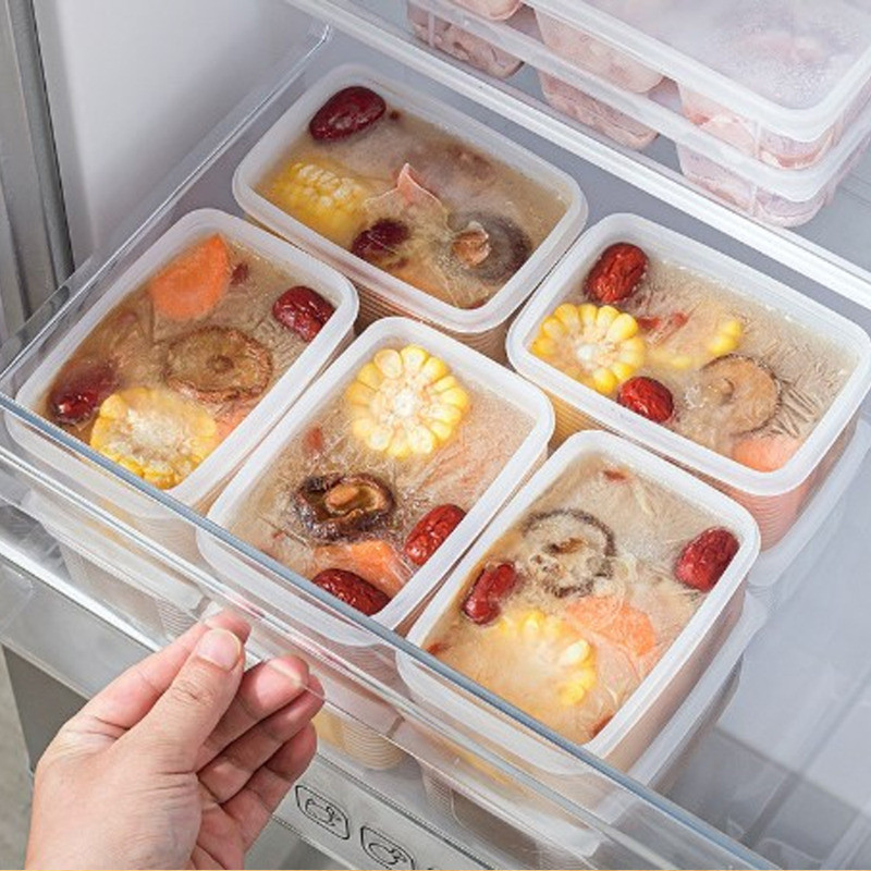 Food Grade Transparent Preservation Box - Frozen Soup Without Leaking ...