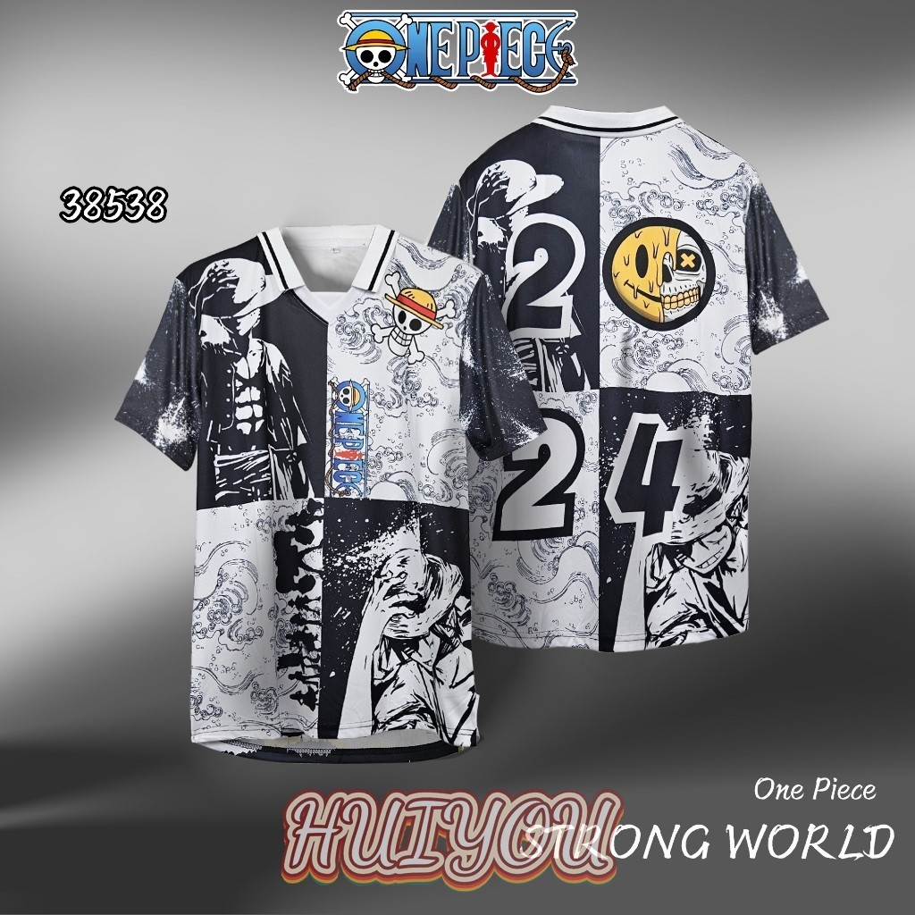 【Free Custom Name & Number】ONE PIECE ANIME RETRO COLLAR, ONE PIECE ...