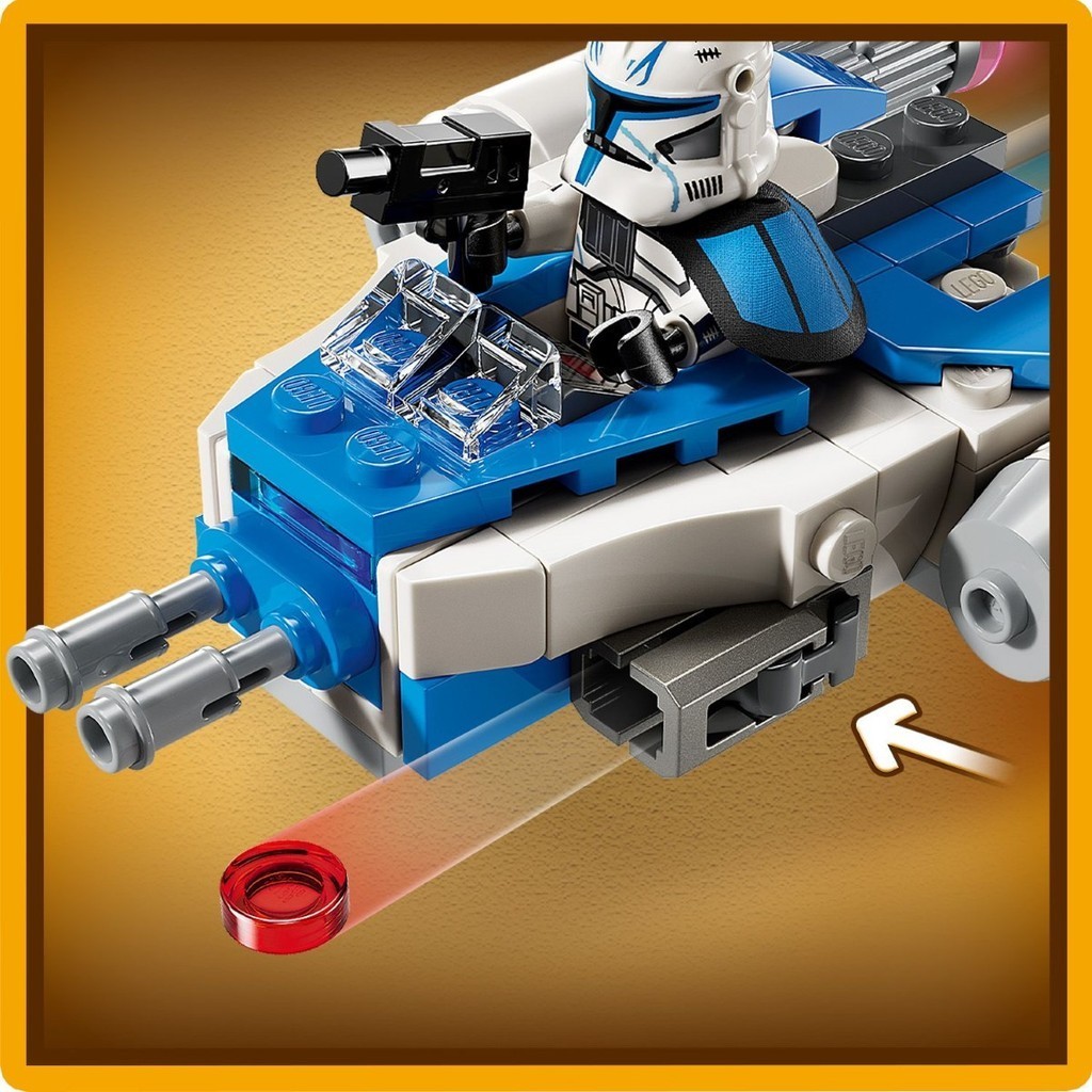 LEGO 75391 Star Wars Captain Rex Y-Wing Microfighter Building Toy Set ...