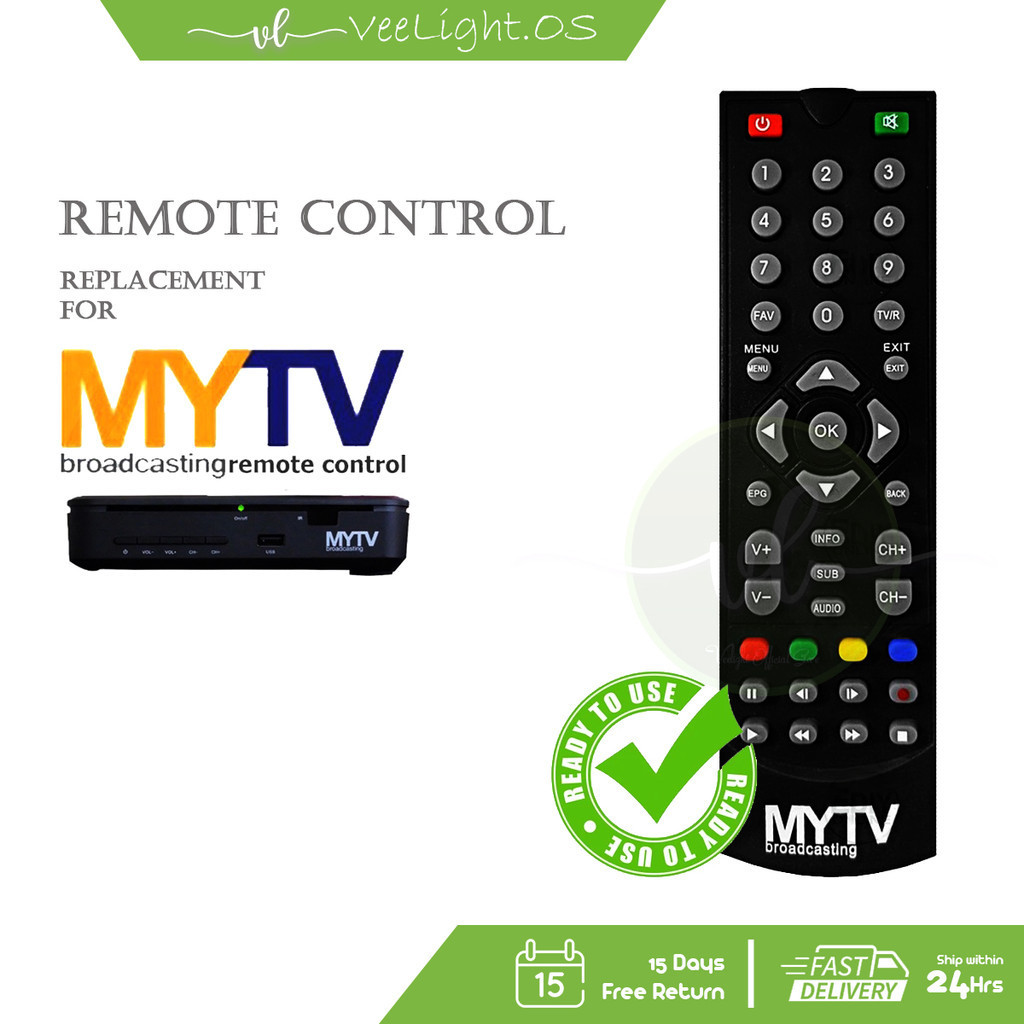 MYTV FreeView DVB-T2 DVBT2 S2 K3 K2 Remote Control for decoder digital ...