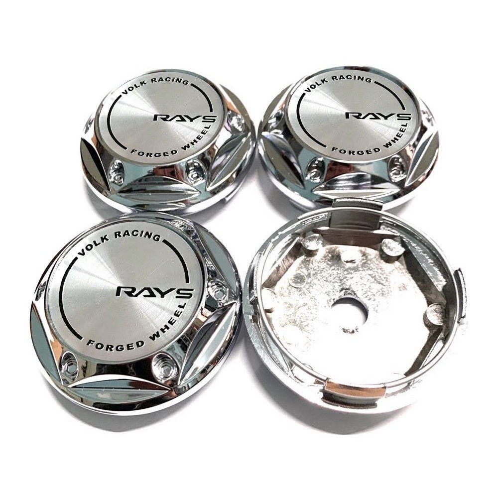 new 4pc RAYS 68MM Car Wheel Center Hub Caps rim for RAYS VOLK Emblem ...