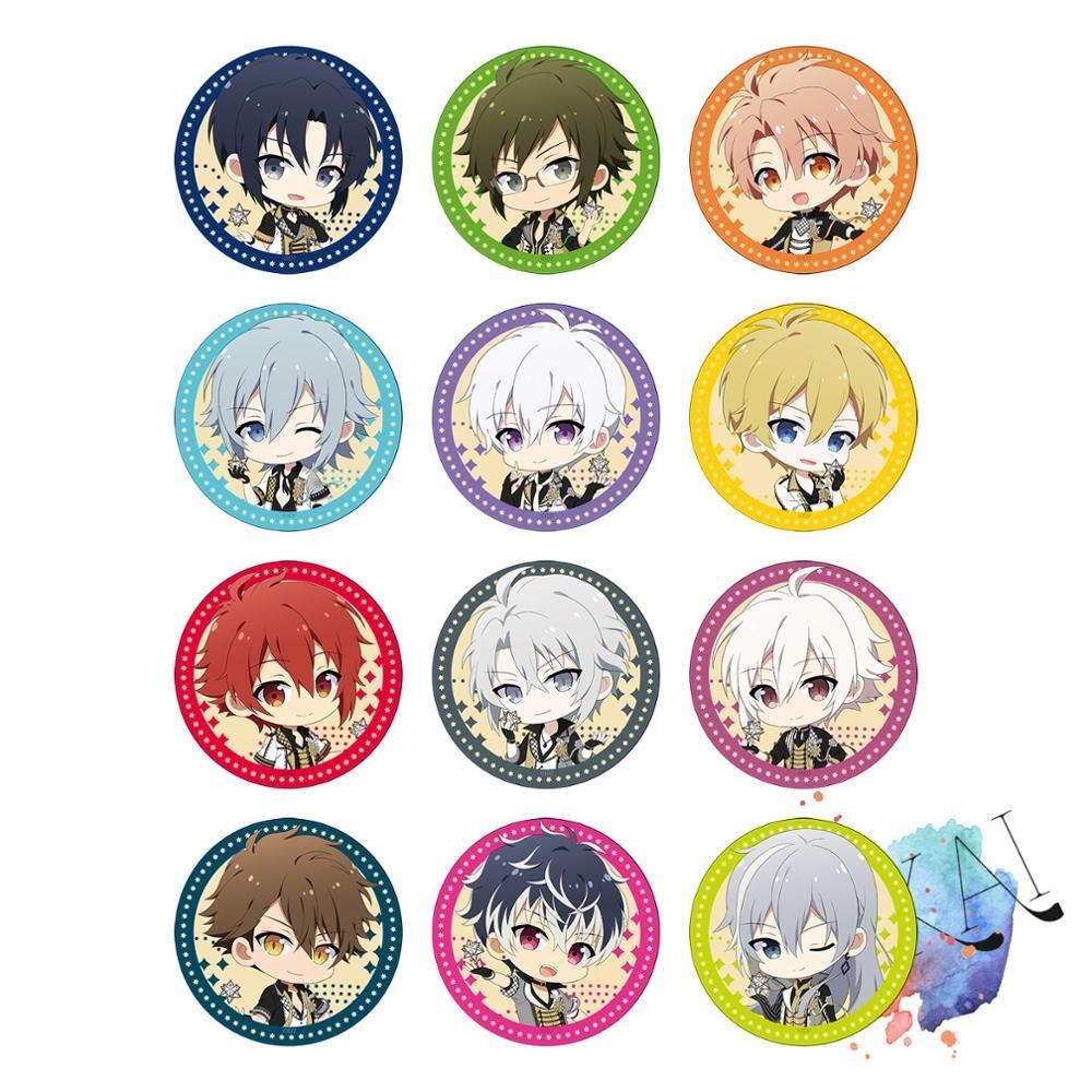 IDOLiSH7 Game badge Anime IZUMI IORI MITSUKI OSAKA SOGO ROKUYA NAGI ...