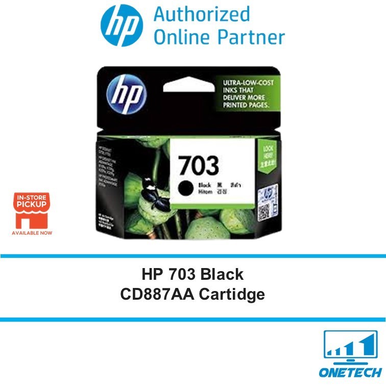 HP 703 Black + Colour Cartridge - Combo / HP 703 Black Cartridge / HP ...
