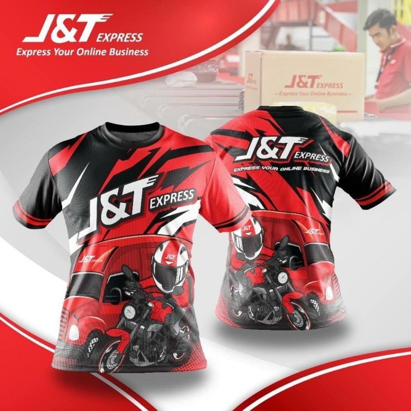 [READY STOCK] 2024 BAJU JERSEY JERSI J&T EXPRESS PEKERJA COURIER / Jn T ...