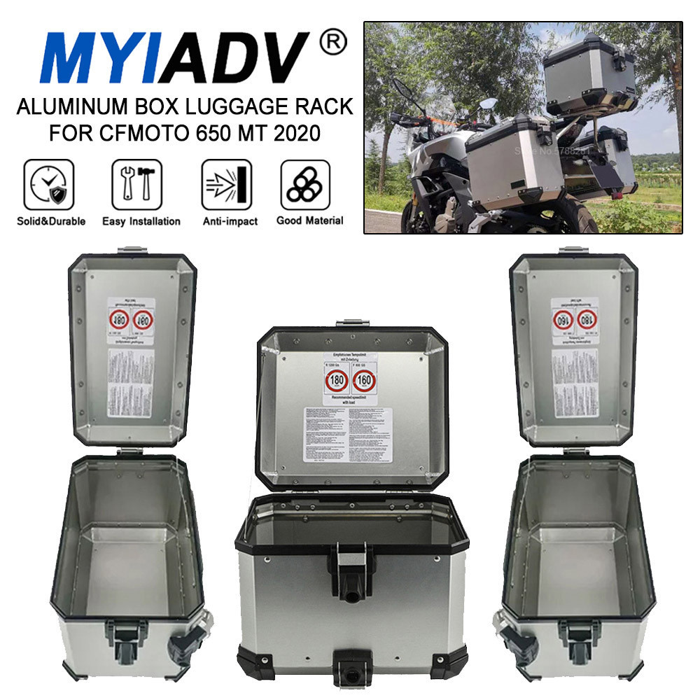 Aluminum Box Luggage Rack For CFMOTO 650MT 650 MT 2020 Motorcycle Tail ...