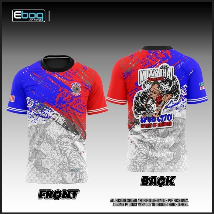 Baju MUAY THAI V1 Sublimation /AG Big Size Plus Size | Shopee Malaysia