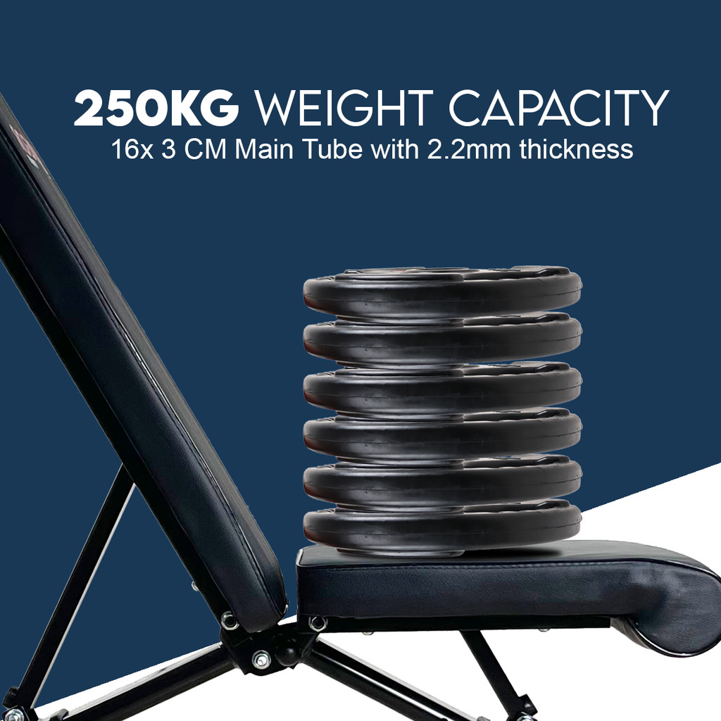 Vigor Fitness Adjustable Dumbbell Bench Gym Bench B4 / Bangku Gim ...