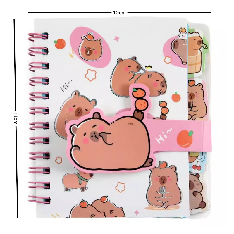 Capybara A7 Magic Buckle Interleaved Notebook High Value Ins Coil Book ...