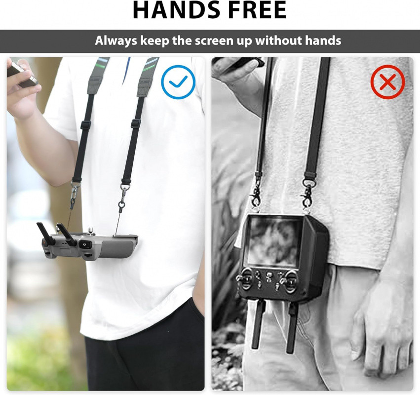 STARTRC Balance Lanyard for DJI RC 2 / RC/RC Pro Controller Neck Strap for DJI Mini 4 Pro/Mini 3 ...