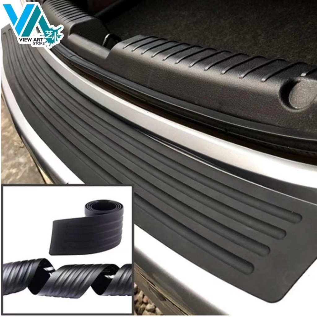 Car Trunk Rubber Protector Car Rear Bumper Protector Trunk Sill Guard ...