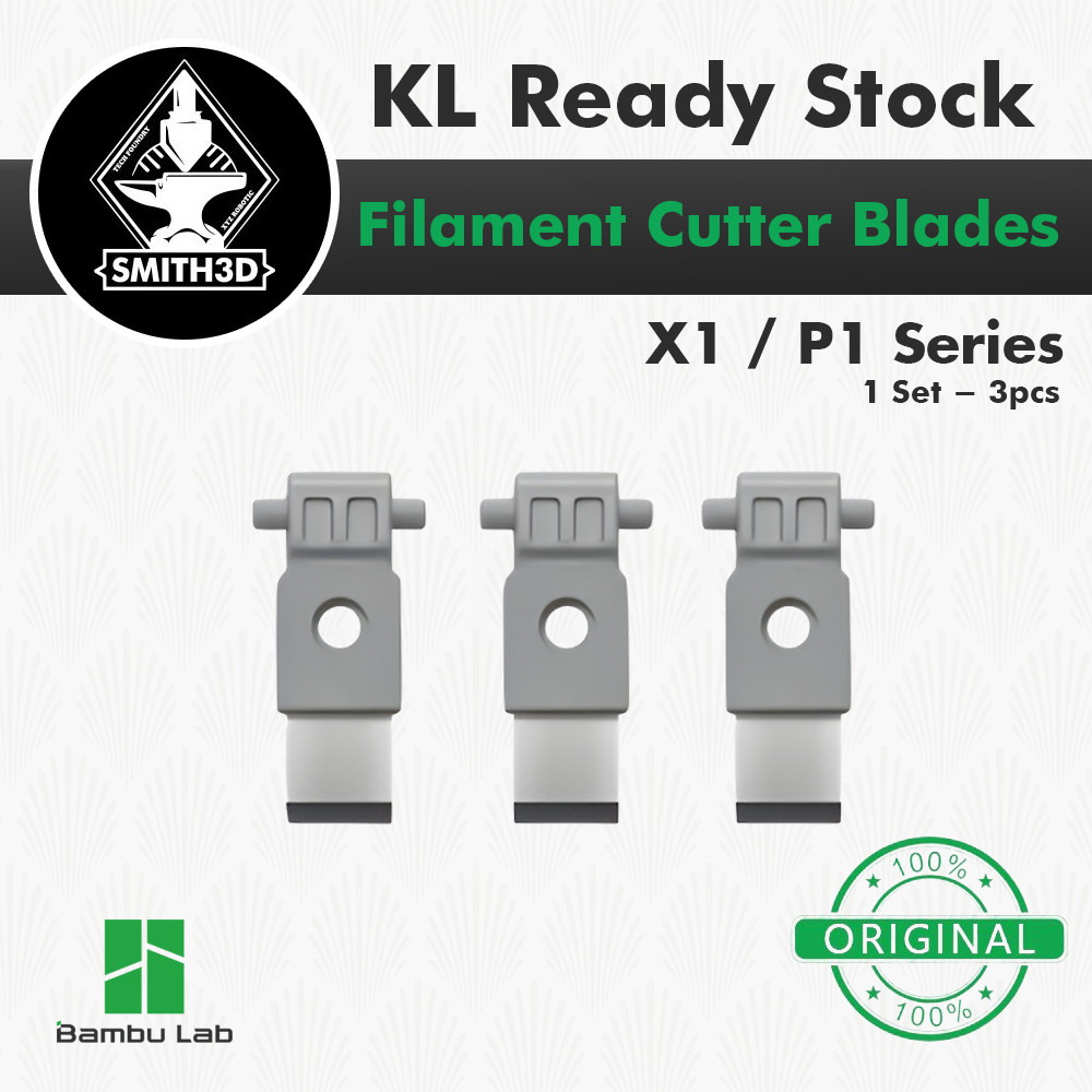 Bambu Lab P1 X1 Series FIlament Cutter Blade Replacement, Original ...