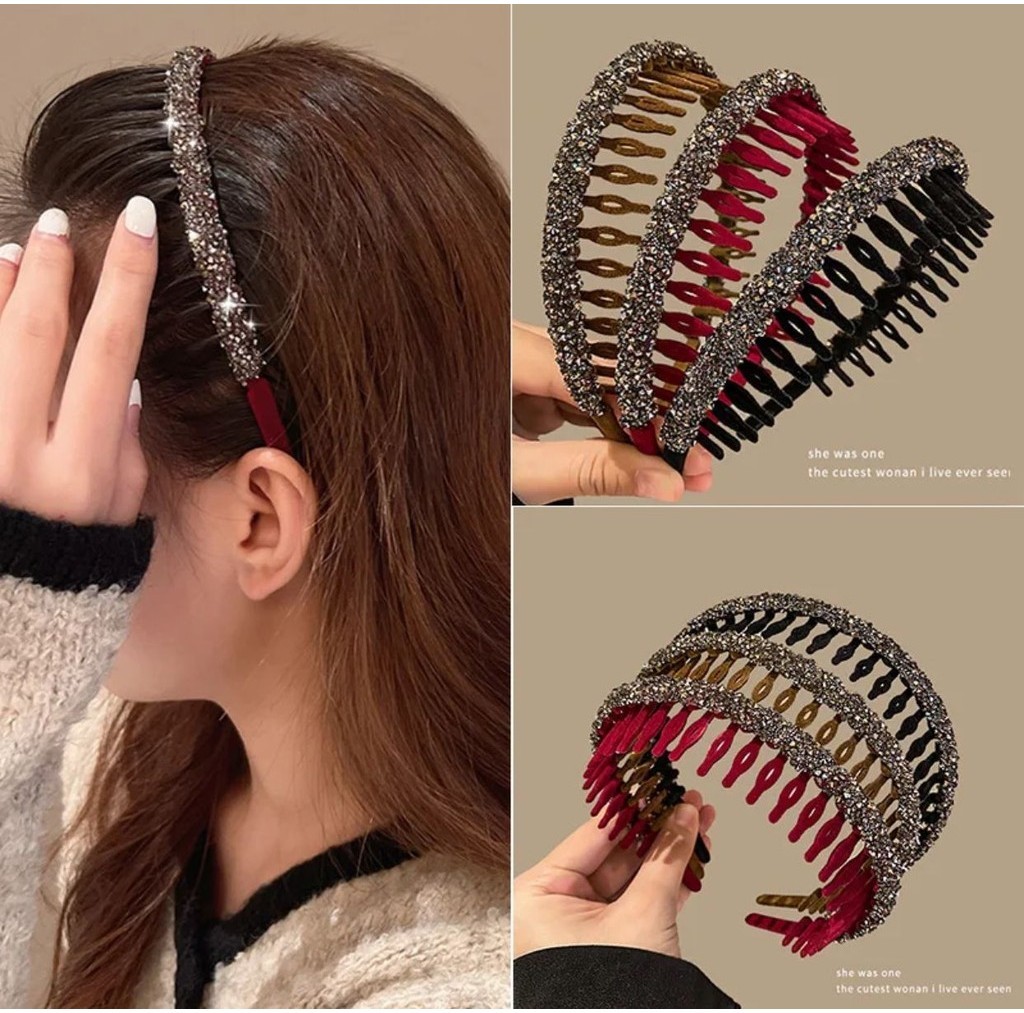 Women's Hair Headband Korean Style Elegant Hair Accessories Hairband ...