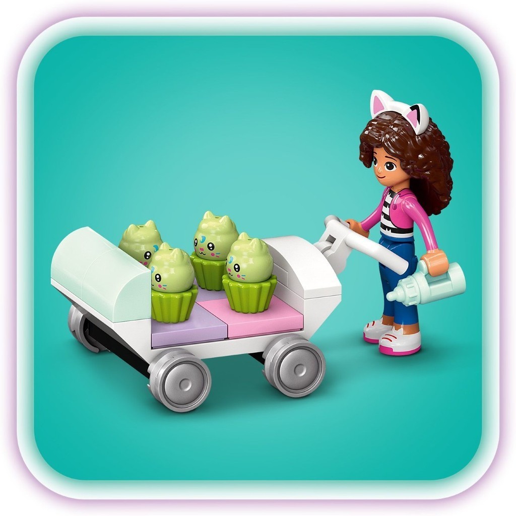 LEGO 10796 Gabby's Dollhuse Gabby's Kitty Care Ear Building Toy Set ...