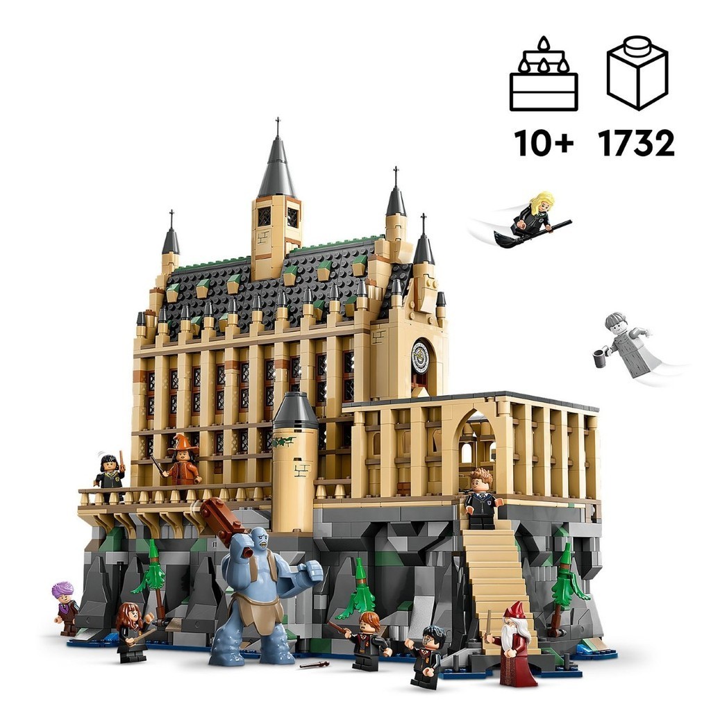 LEGO 76435 Harry Potter Hogwarts Castle: The Great Hall Building Toy ...