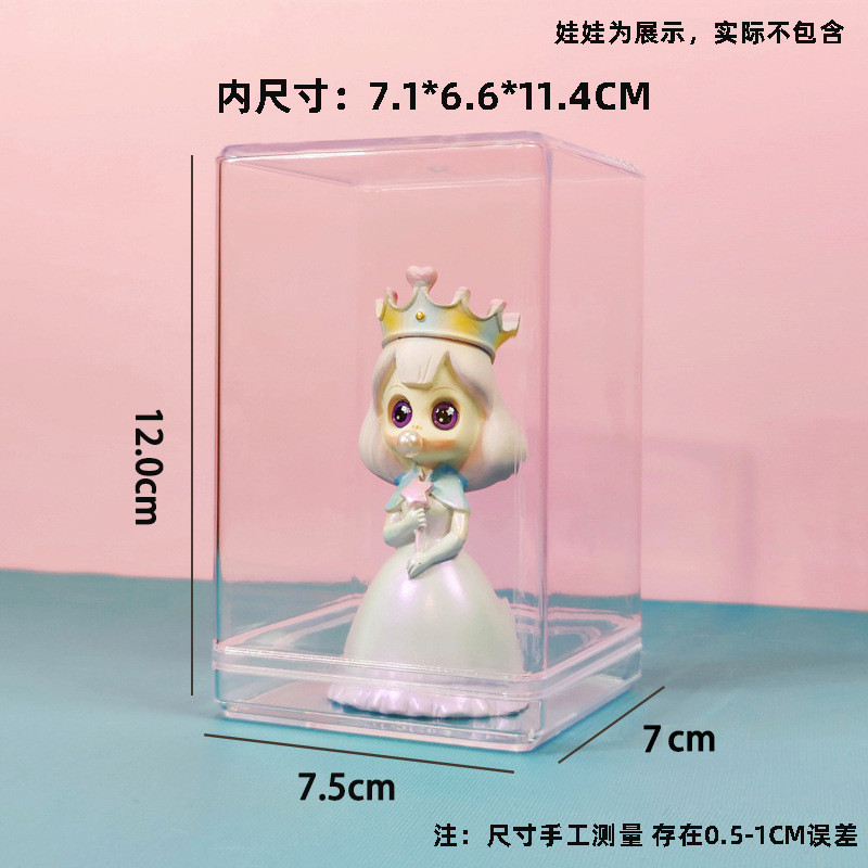 Labubu Color Model Card Box Transparent Blind Box Display Stand Desktop ...