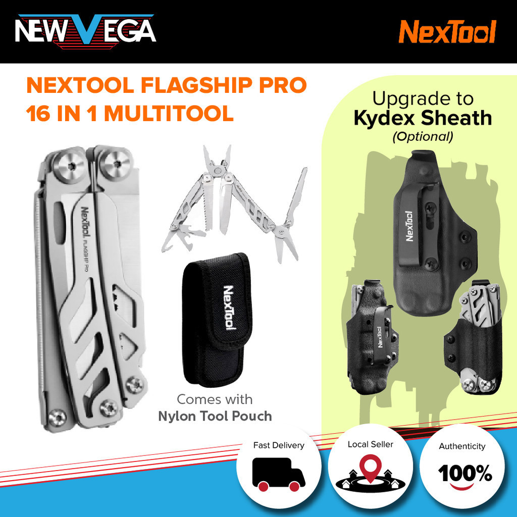 NEXTOOL flagship pro 16 IN 1 Multi-functional EDC wrench Pliers foldable All In 1 Camping Multi ...