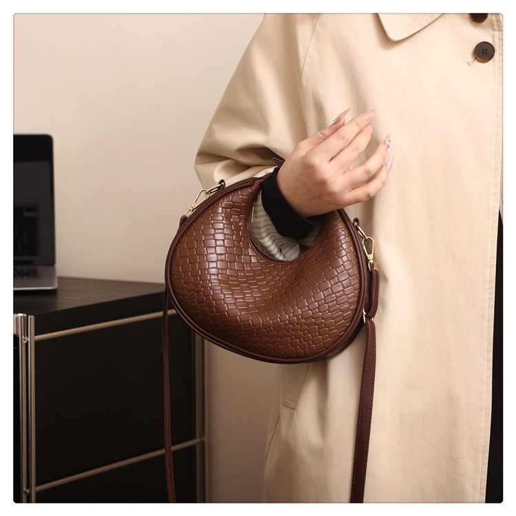 LABER LEE Women's Handbag PU Leather Weave Retro Sling Bag Hobos ...