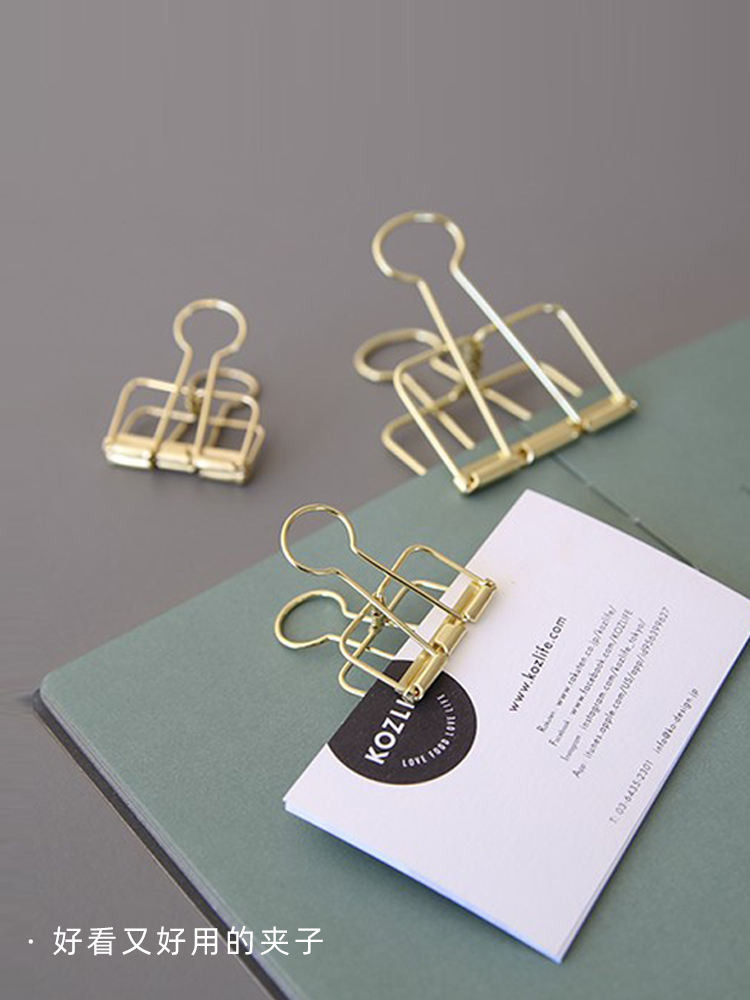 Hollow Clip Stationery Metal Long Tail Clip Large Cute Phoenix Tail ...