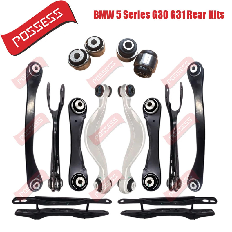 Rear Suspension Control Arm Steering Knuckle Bushing Kits For BMW 5 ...