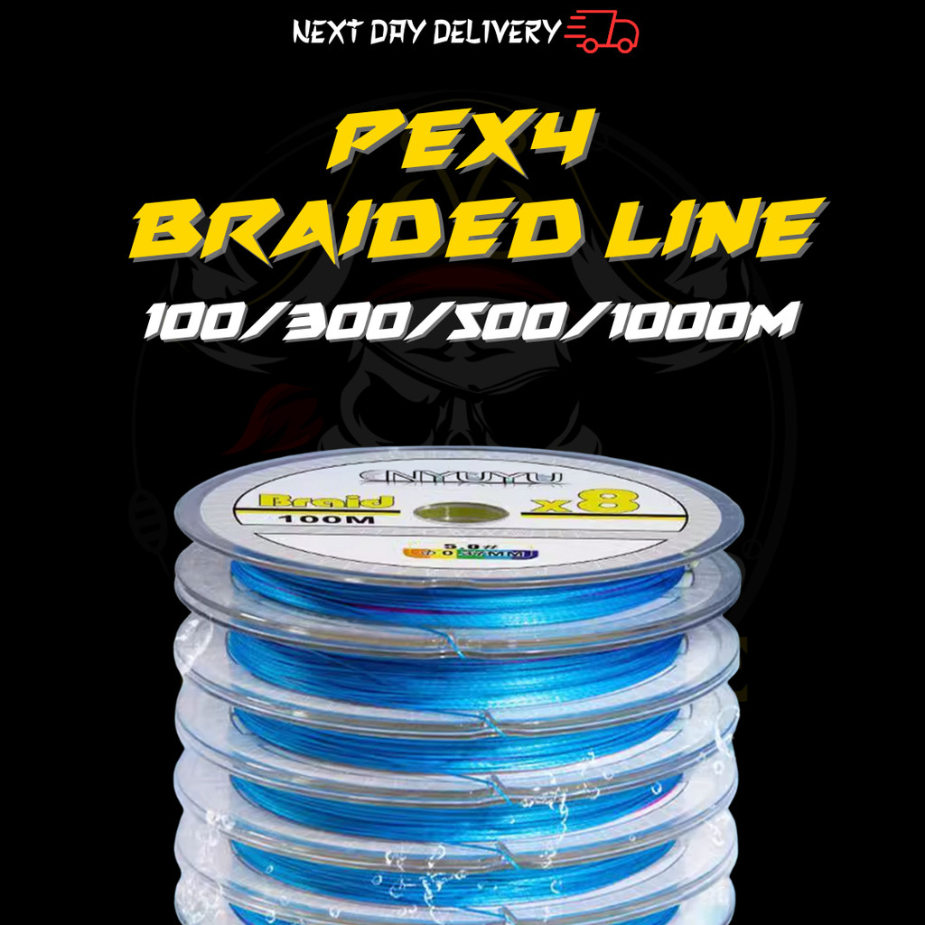 【KAPTEN】PE4 Fishing Line x4 Braided 100/300/500M 𝐊𝐢𝐧𝐠𝐊𝐨𝐧𝐠 𝙁𝙞𝙨𝙝𝙞𝙣𝙜 𝙇𝙞𝙣𝙚 ...