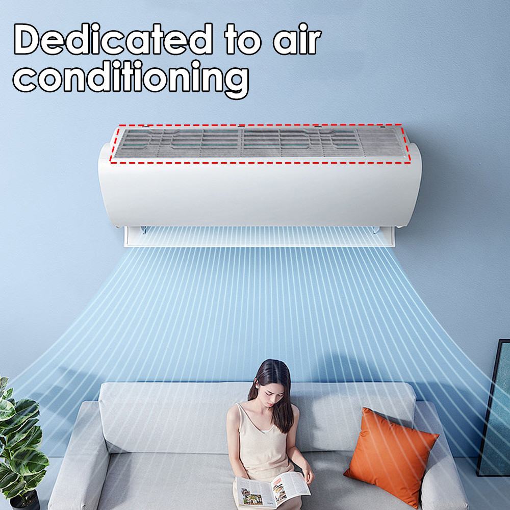 20 Pcs/ Set DIY Cuttable Ultra-thin Non-woven Air Conditioner Filter ...