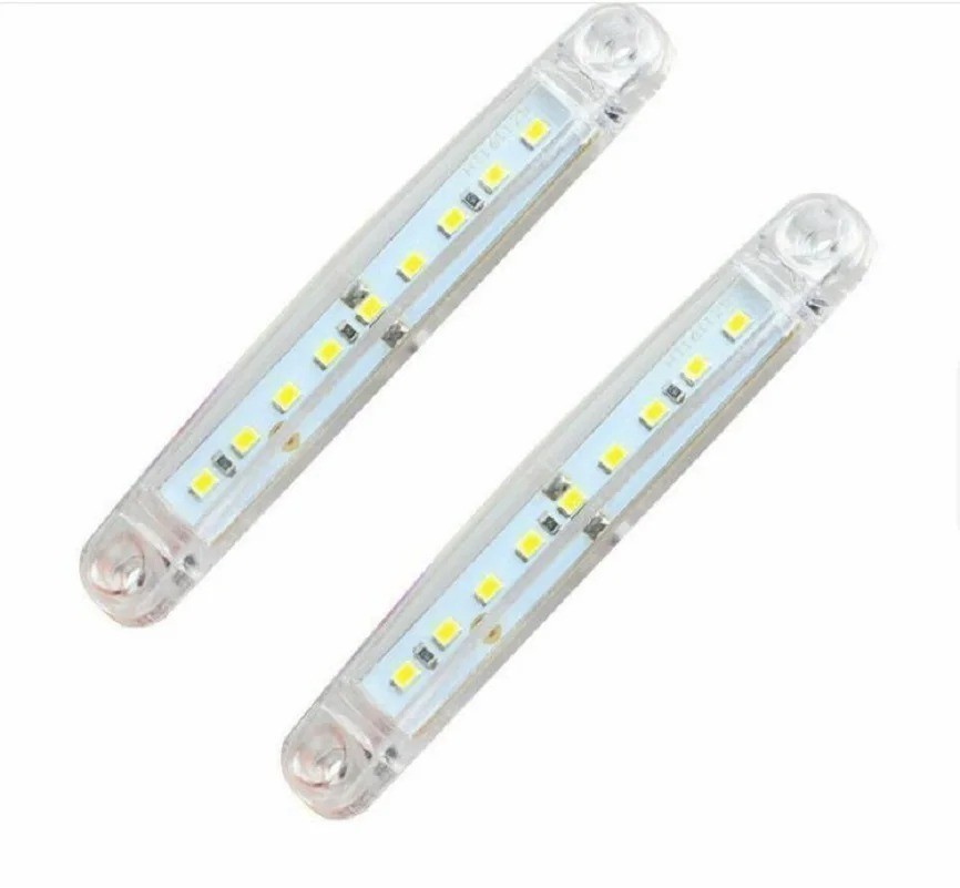 9LED Auto Side Marker Indicator Lights Car External Lights Warning Tail ...