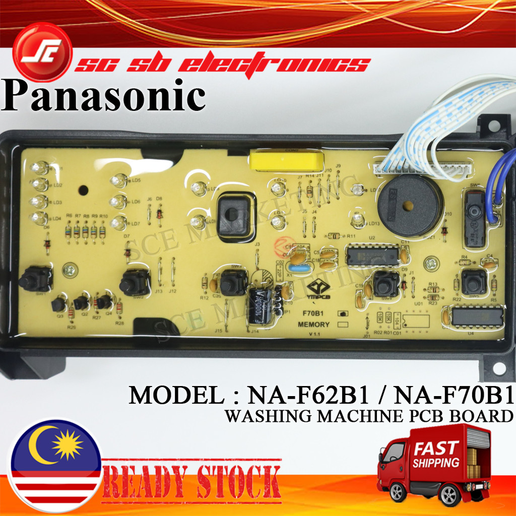 PANASONIC NA-F62B1 / NA-F70B1 WASHING MACHINE PCB BOARD (CONTROL BOARD ...