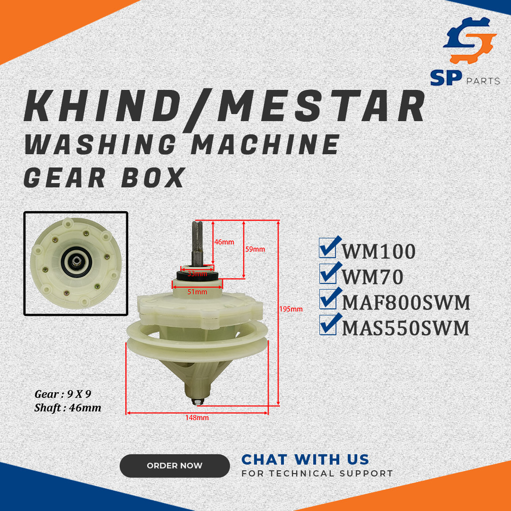 KHIND WM 100/WM 70 /MESTAR MAF-8005WM/MAS-550SWM KHIND/MESTAR WASHING ...
