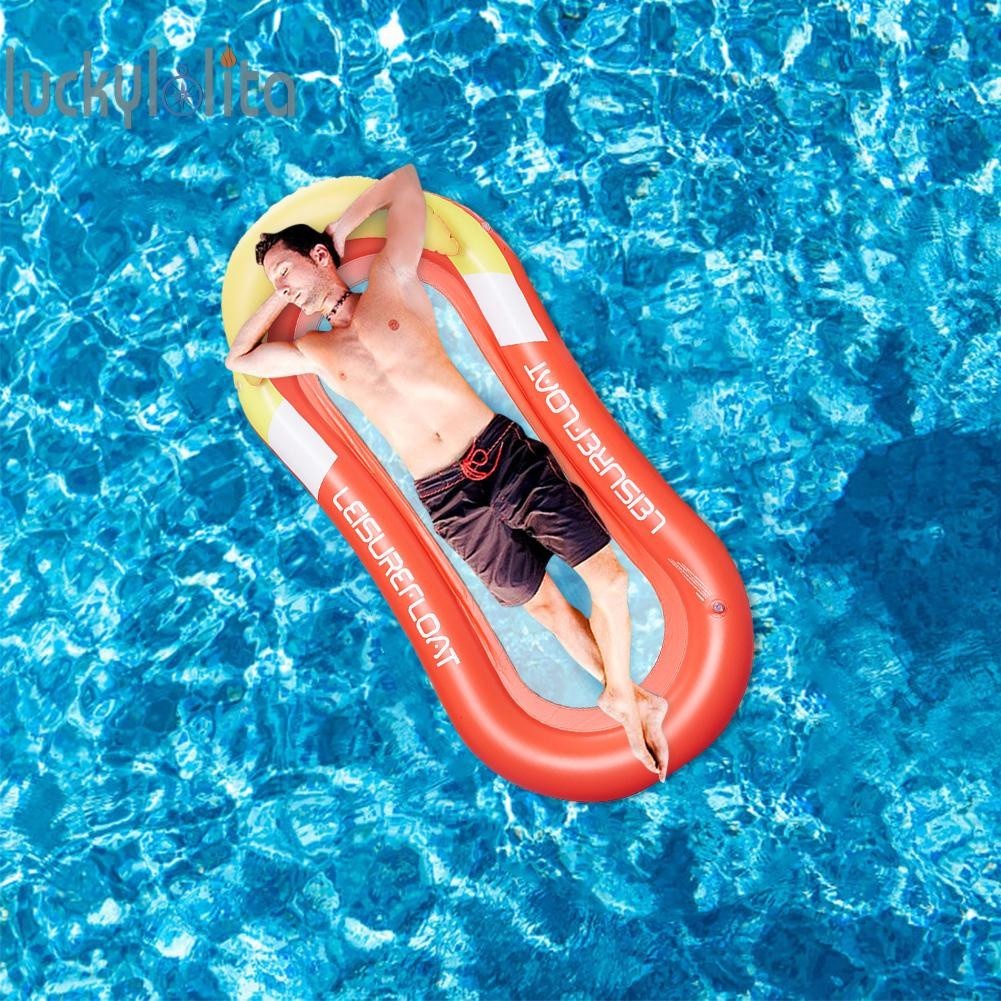 new Luc-PVC Floating Row Swimming Pool Inflatable Foldable Summer Beach ...