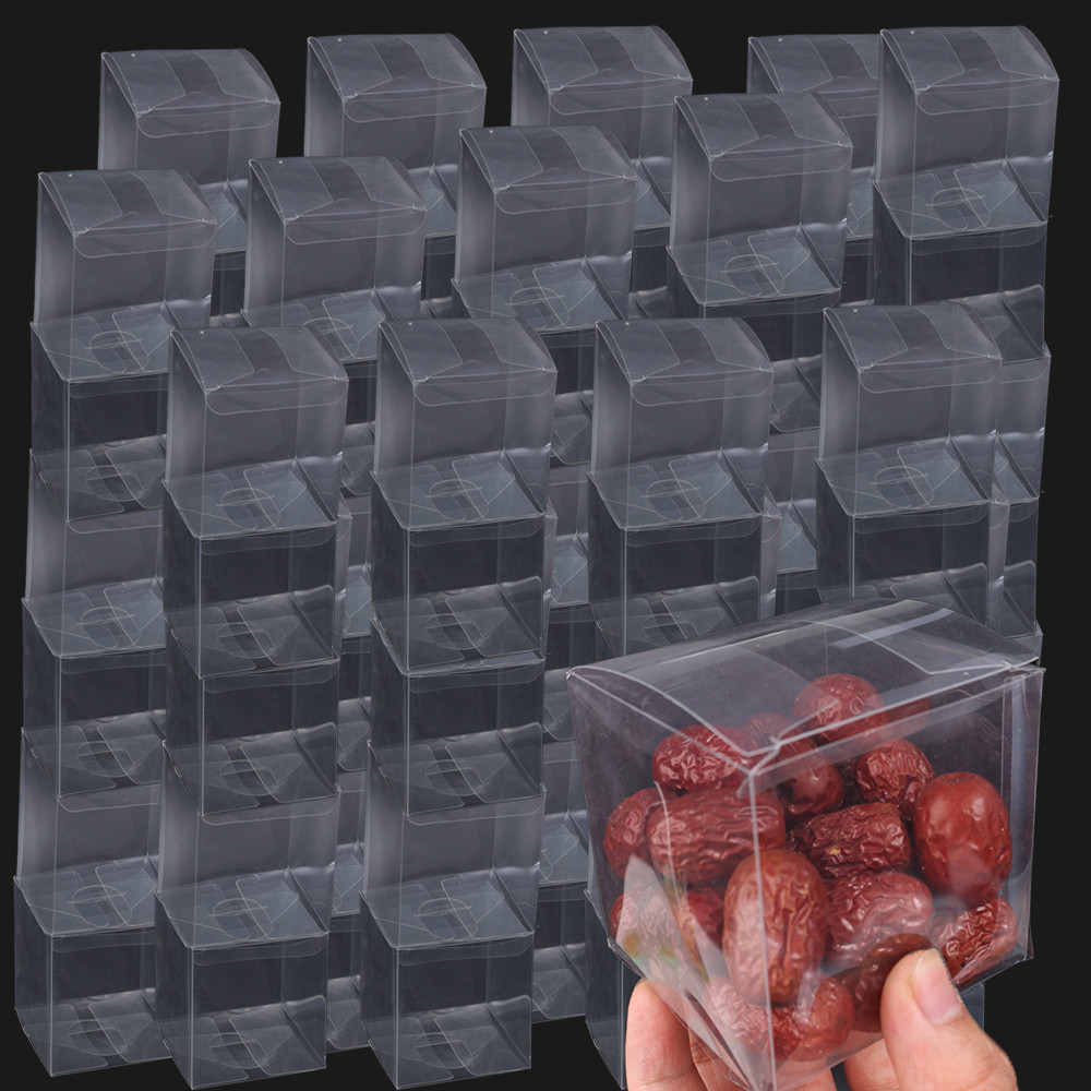 30 Pcs/ Kit Transparent PVC Square Folding Snack Packaging Cases - Home ...