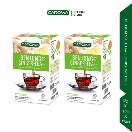 CAROMA Serbuk Teh Halia Bentong (18g x 10's x 2 Pek) / CAROMA Bentong ...