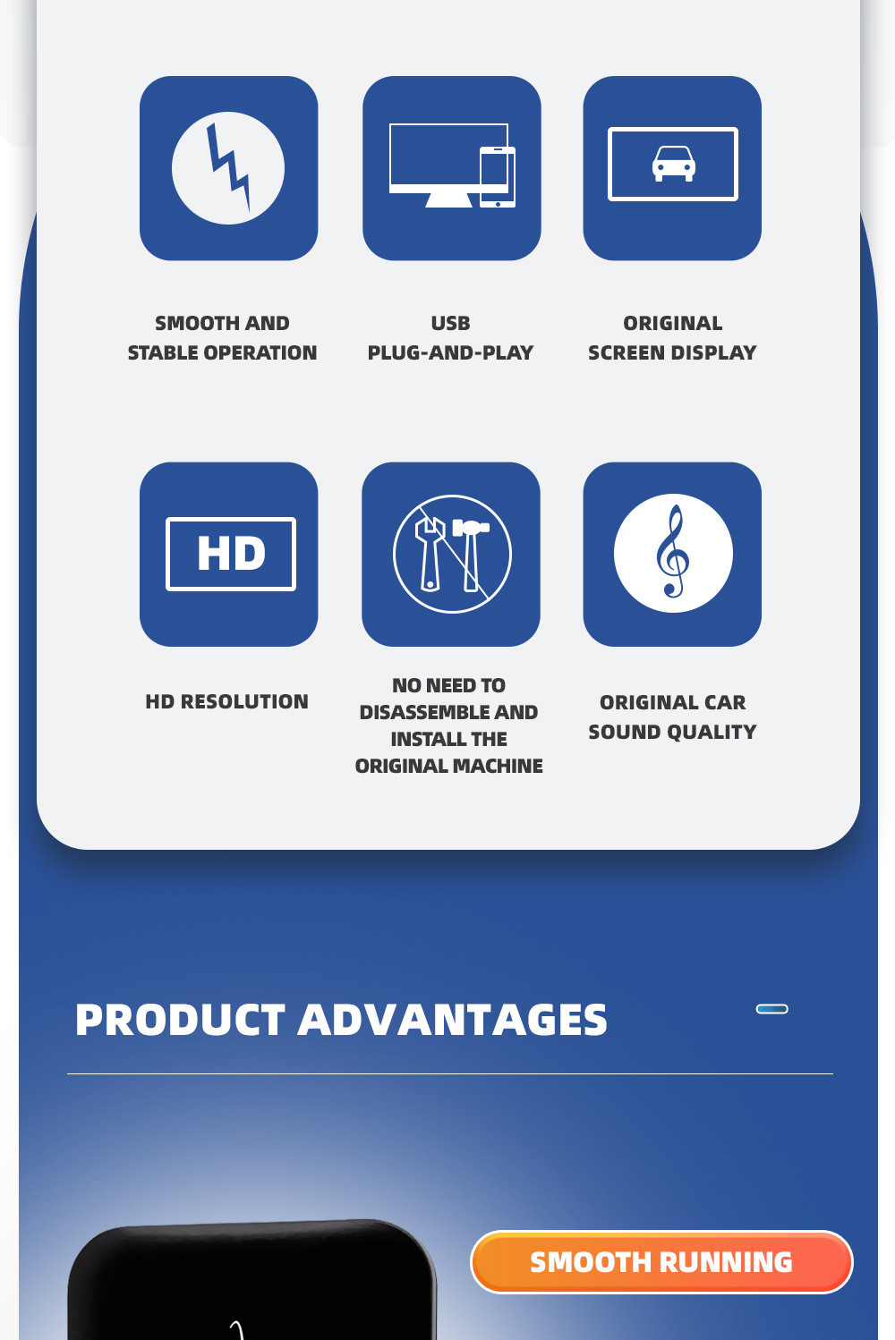 Qmp Ready Stock Free Shipping Wireless carplay to Android Module ...